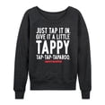 Happy Gilmore - Just Tap It In - Women's French Terry Long Sleeve ...