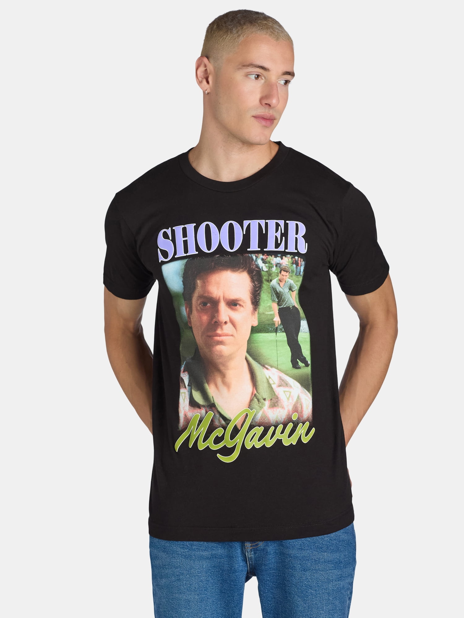 Happy Gilmore Men's Shooter McGavin Retro Graphic Tee Shirt, Sizes S ...