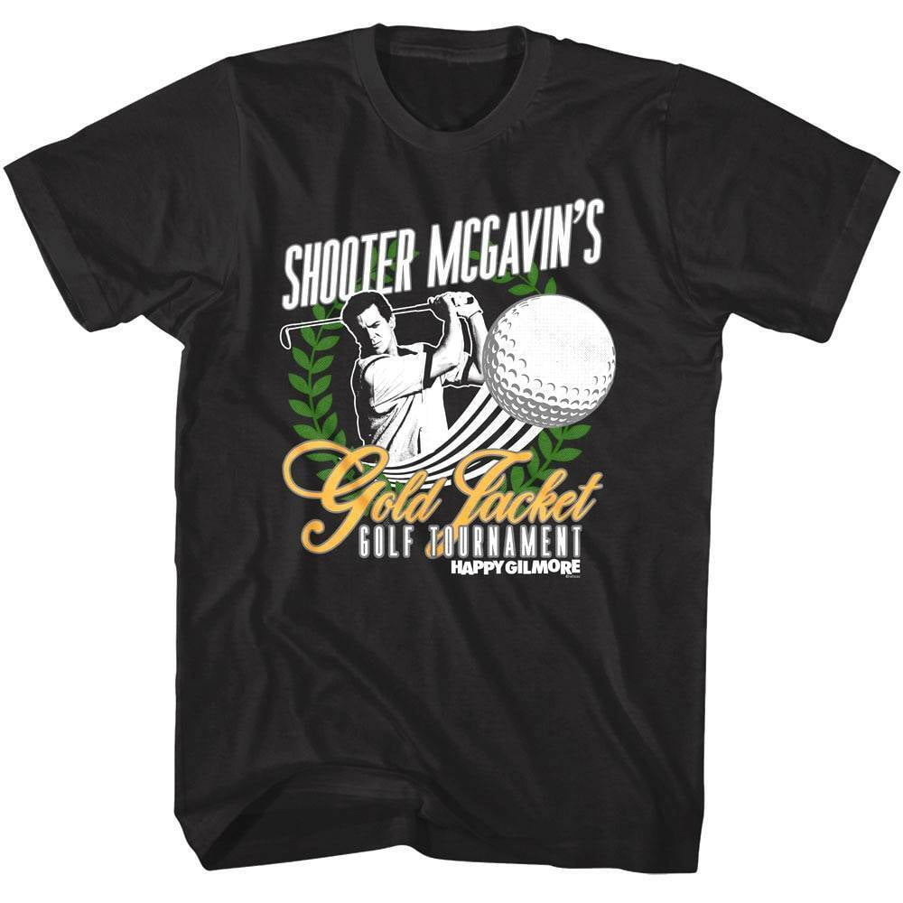 Happy Gilmore Shooter McGavin's Gold Jacket Tournament Men's T Shirt ...