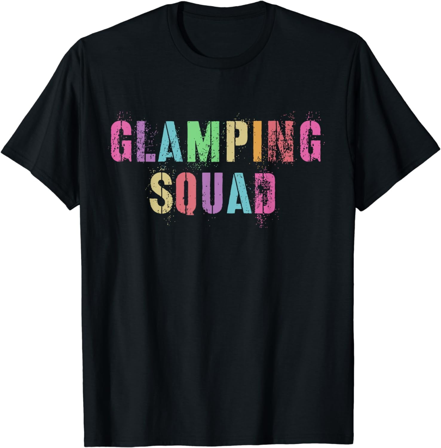 Happy Glamper Girl GLAMPING SQUAD Camping Team Glampy Boy T-Shirt ...