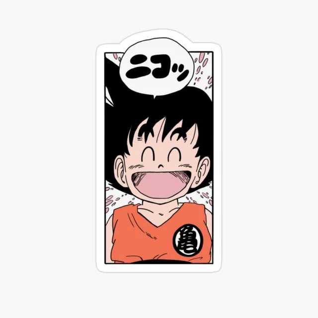 Happy Goku! Dragon Ball Sticker For Car, Truck Sticker Phone Decal ...