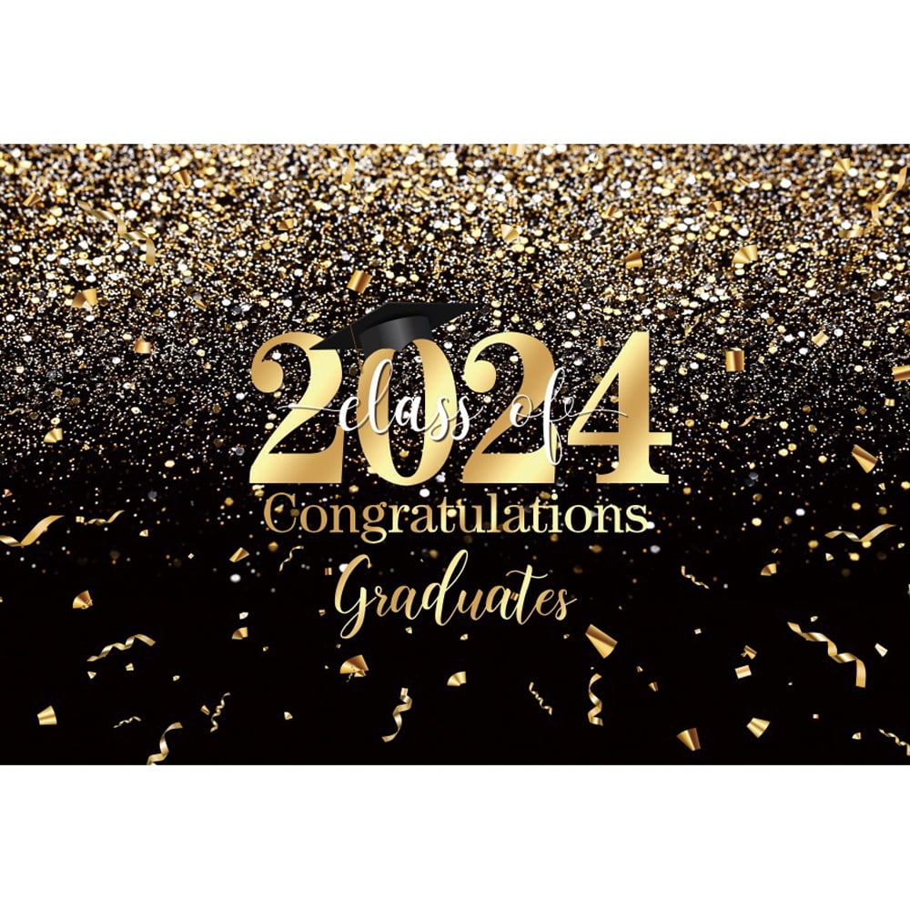 Happy Graduation Backdrop for Photo Class of 2024 Congrats Grad Prom ...