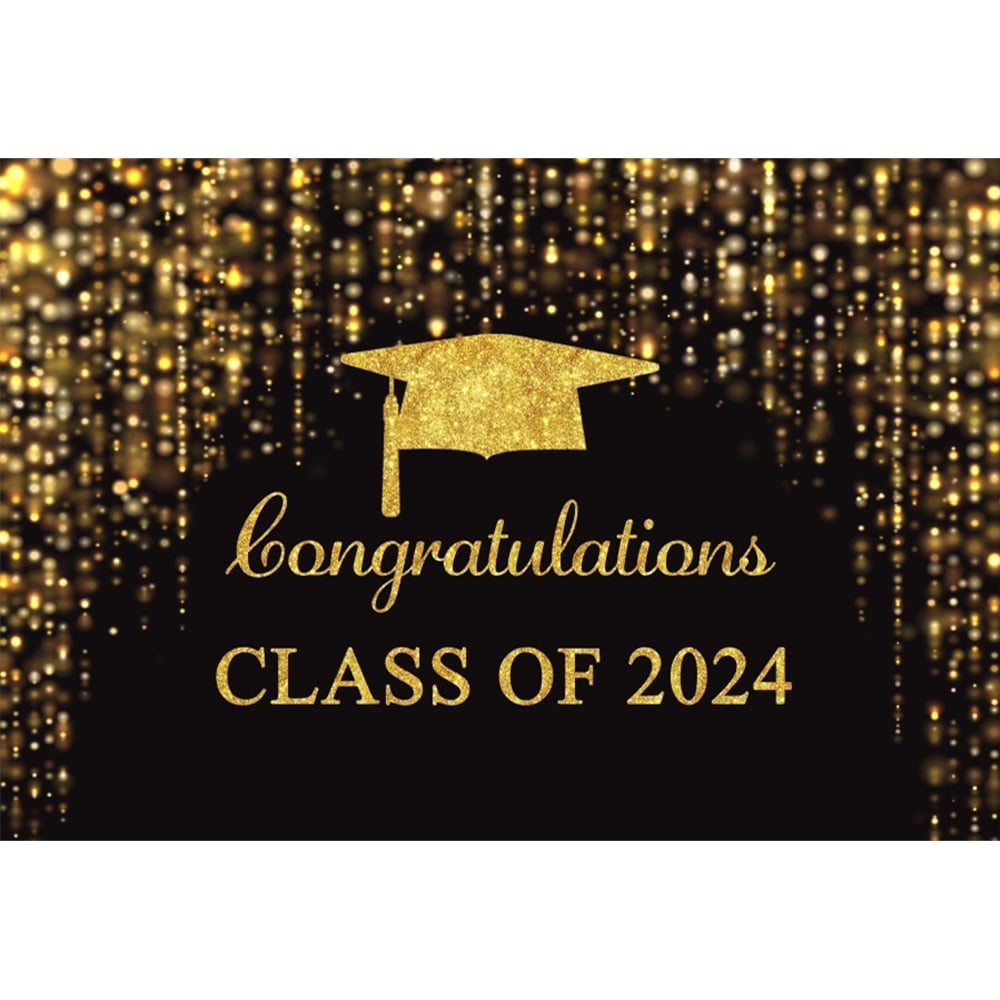 Happy Graduation Backdrop for Photo Class of 2024 Congrats Grad Prom ...