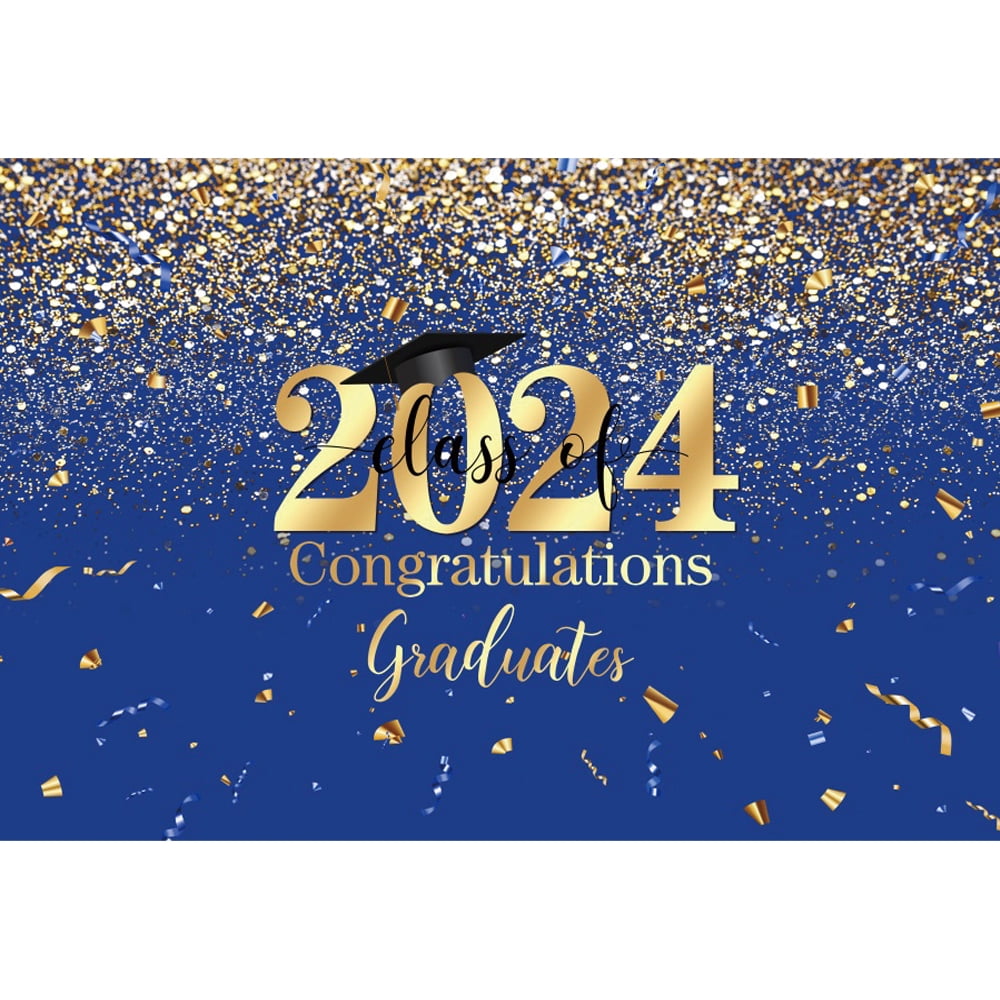 Happy Graduation Backdrop for Photo Class of 2024 Congrats Grad Prom ...
