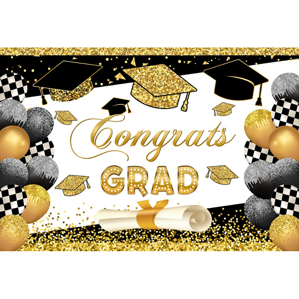 Happy Graduation Backdrop for Photo Class of 2024 Congrats Grad Prom ...