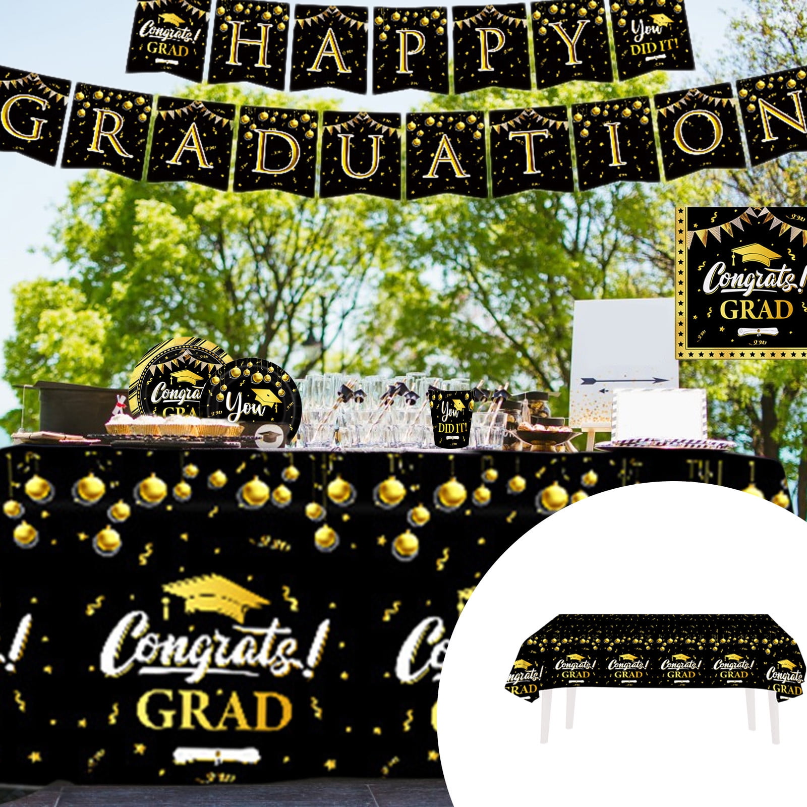 Happy Graduation Banner 2025 - Graduation 2025 Banner for Blue ...