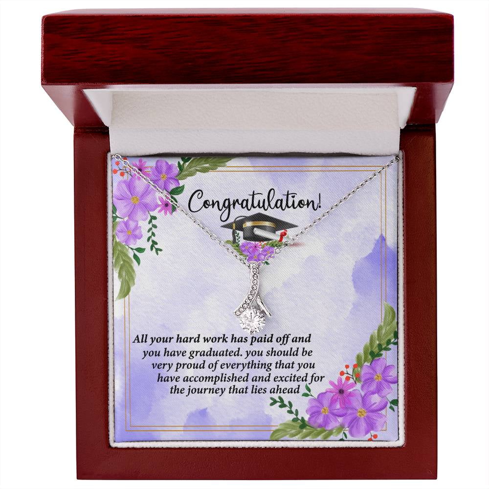 Happy Graduation Necklace - Graduation Gift For Daughter - Graduation ...