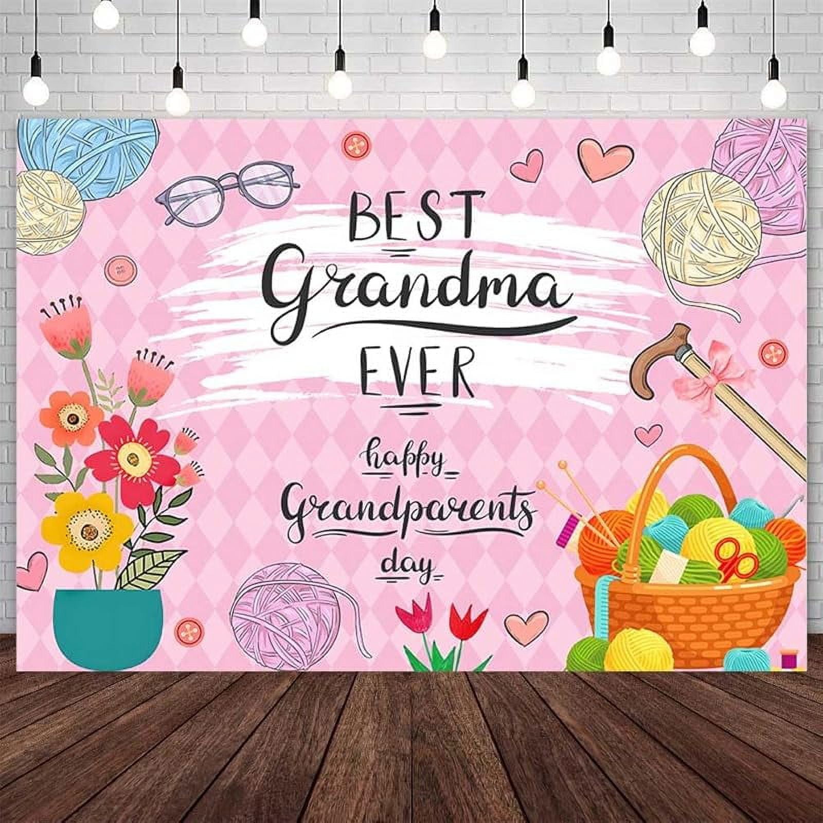 Happy Grandparents Day Backdrop Best Grandpa Ever Photography ...