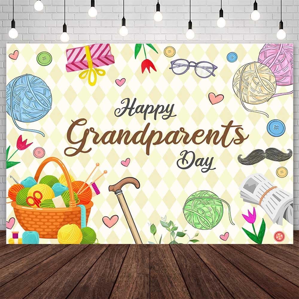 Happy Grandparents Day Backdrop Best Grandparents Ever Photography ...