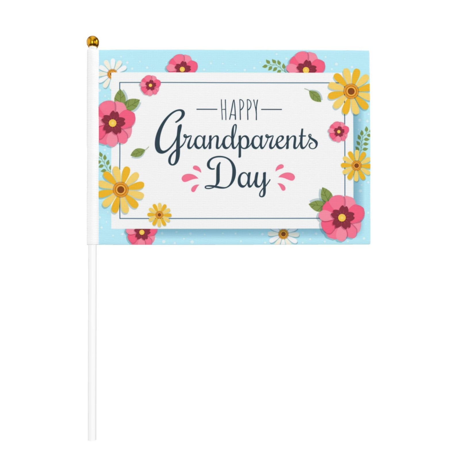 Happy Grandparents Day Flag Small Mini Hand Held Flags Small Miniature ...
