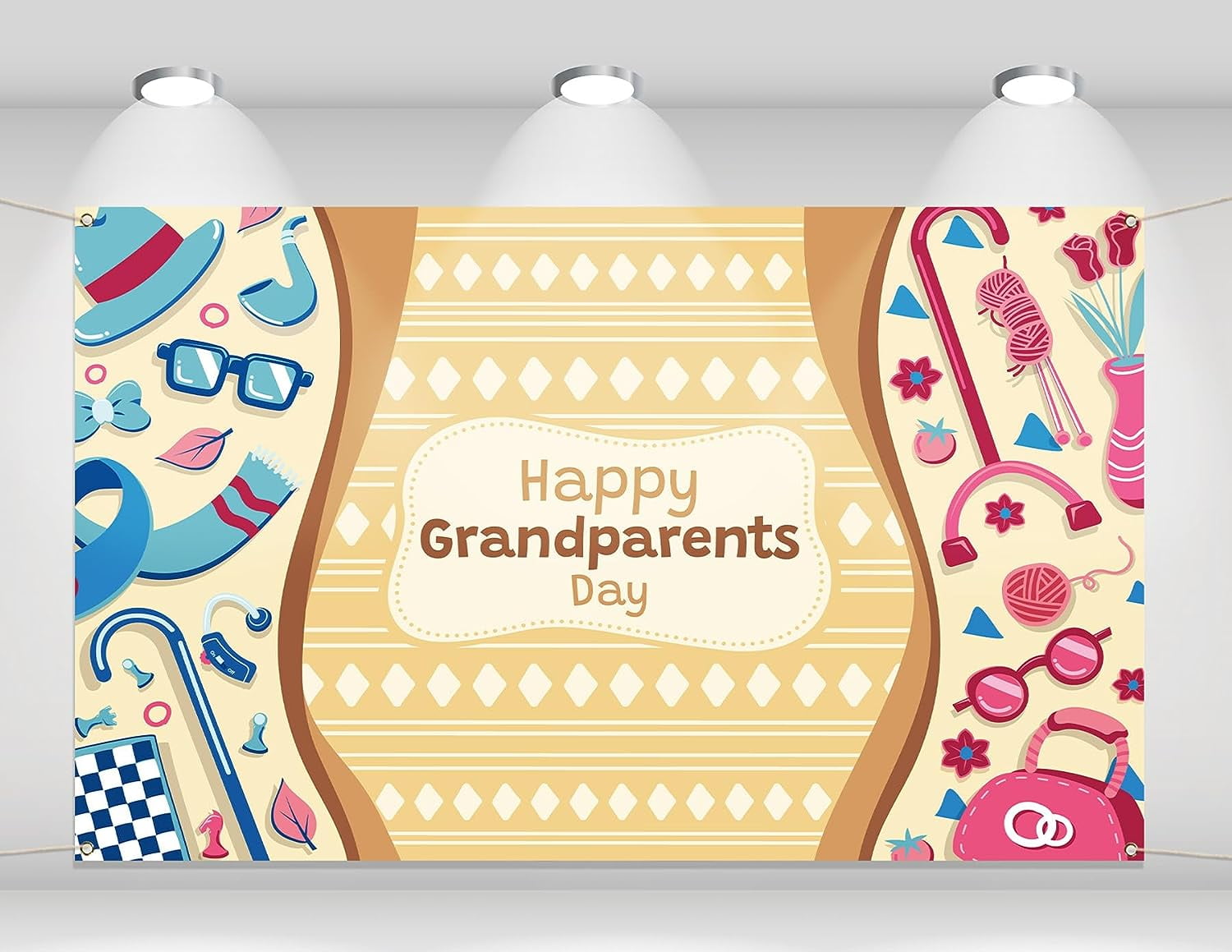 Happy Grandparents Day Photo Booth Backdrop Best Grandparents Ever ...