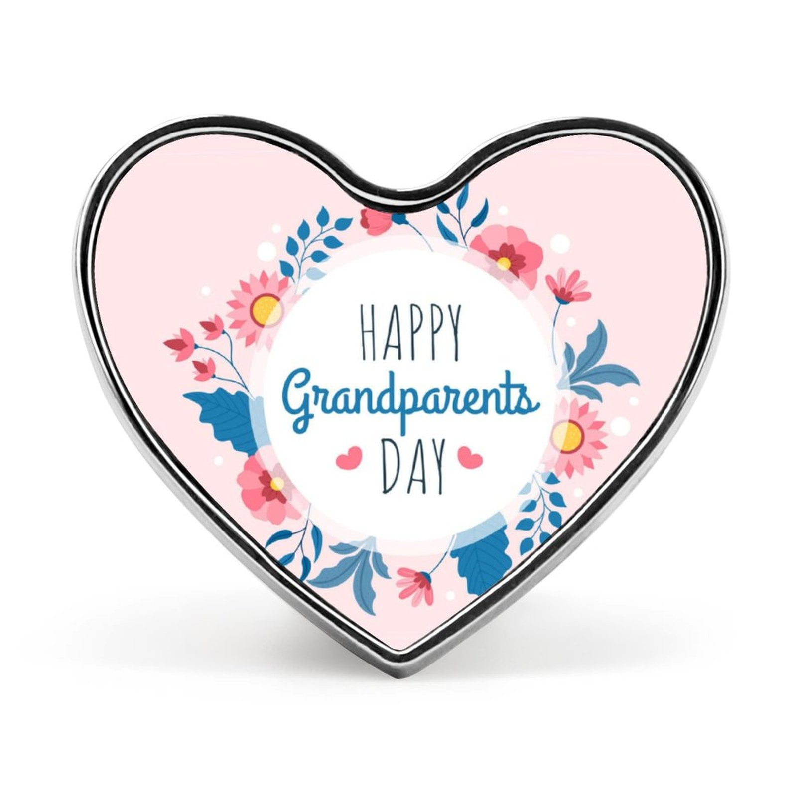 Happy Grandparents Day Pins Heart Buttons Enamel Badges Brooches for ...