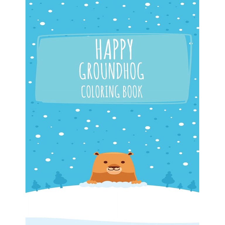 groundhog coloring book
