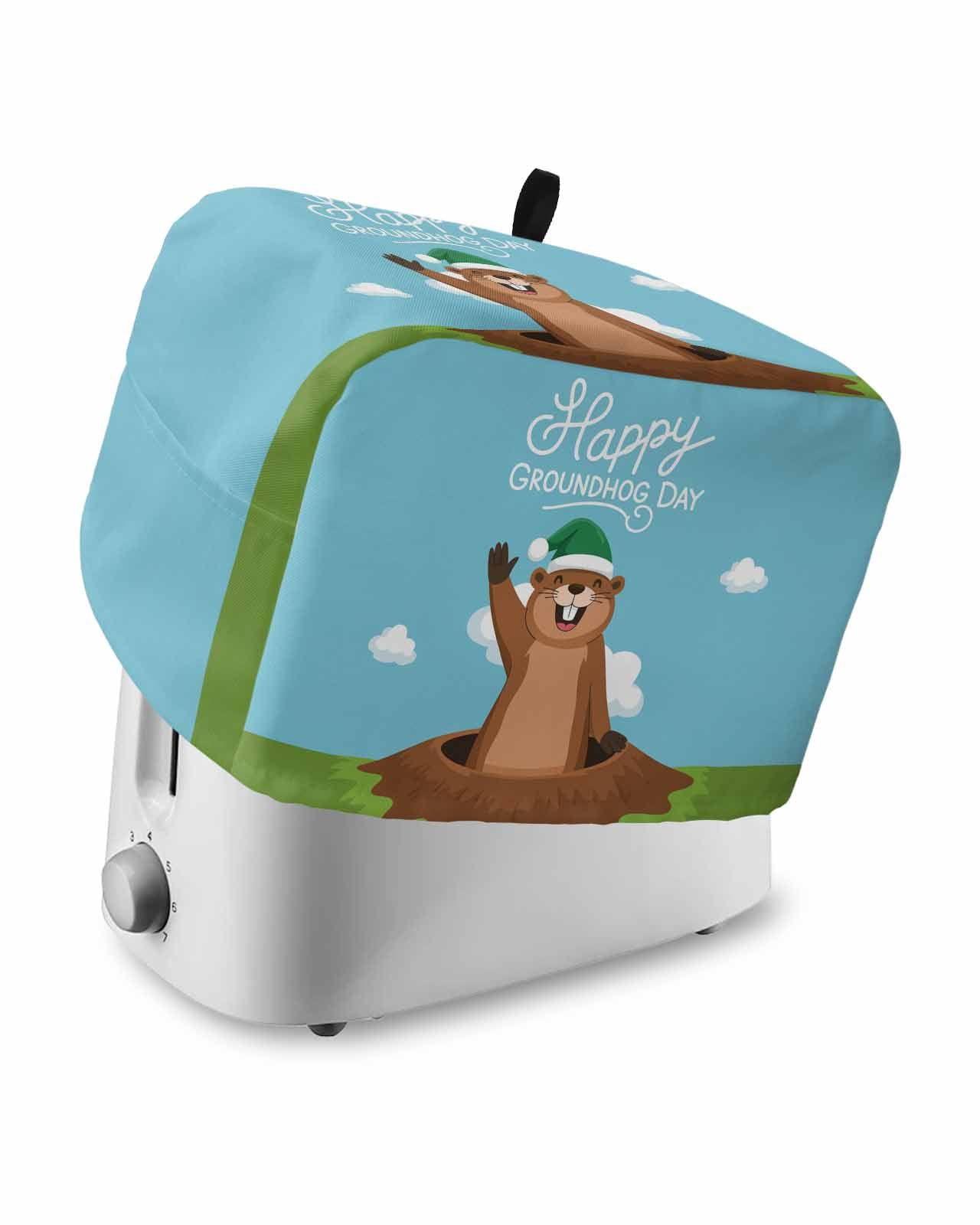 Happy Groundhog Day Small Toaster Cover 2 Slice, Kitchen Appliance ...