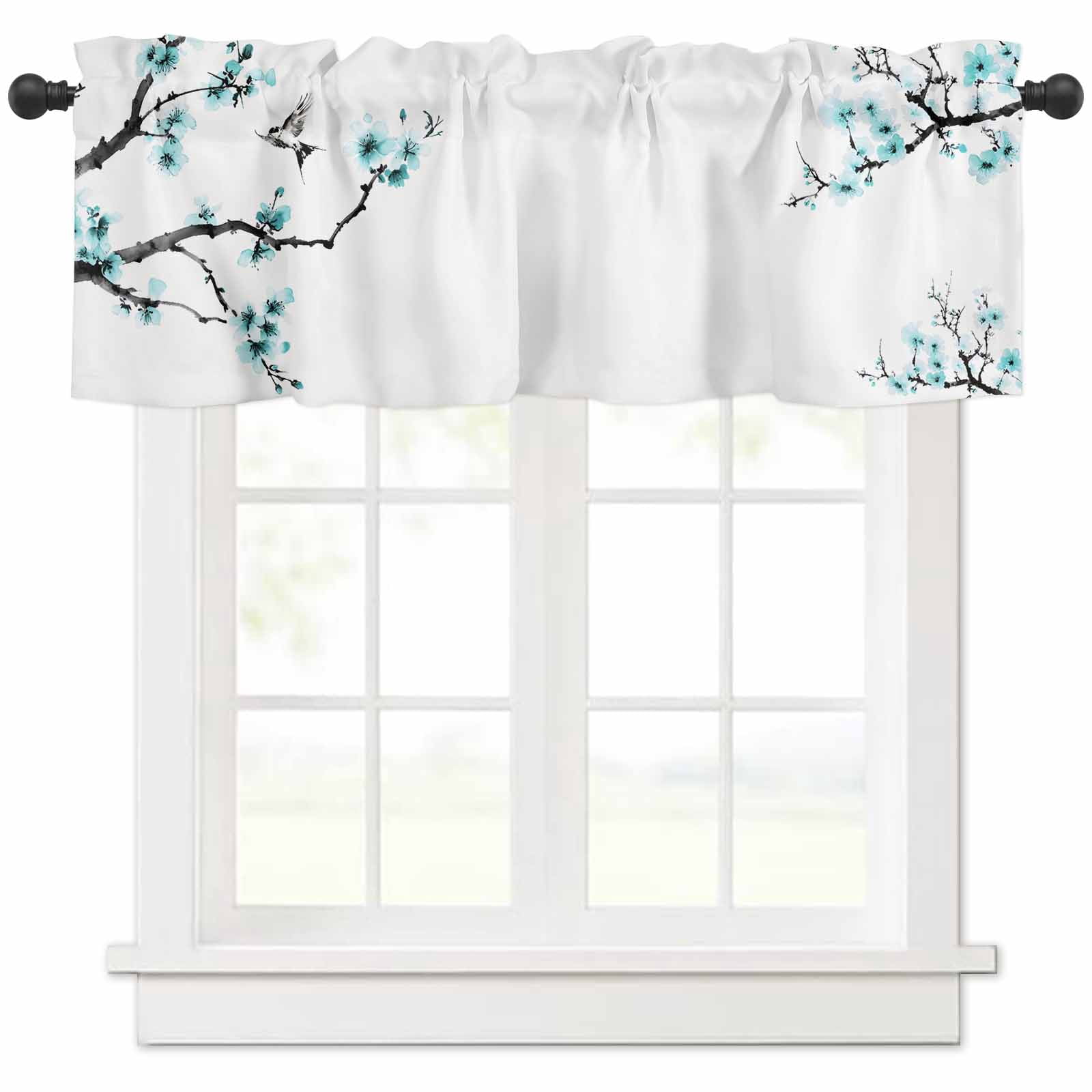 Happy Groundhog Day Valances for Windows Farmhouse Kitchen Curtains ...