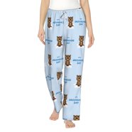 Just Love Women's Plush Pajama Pants 6339-V-10772-L (Large, Black ...