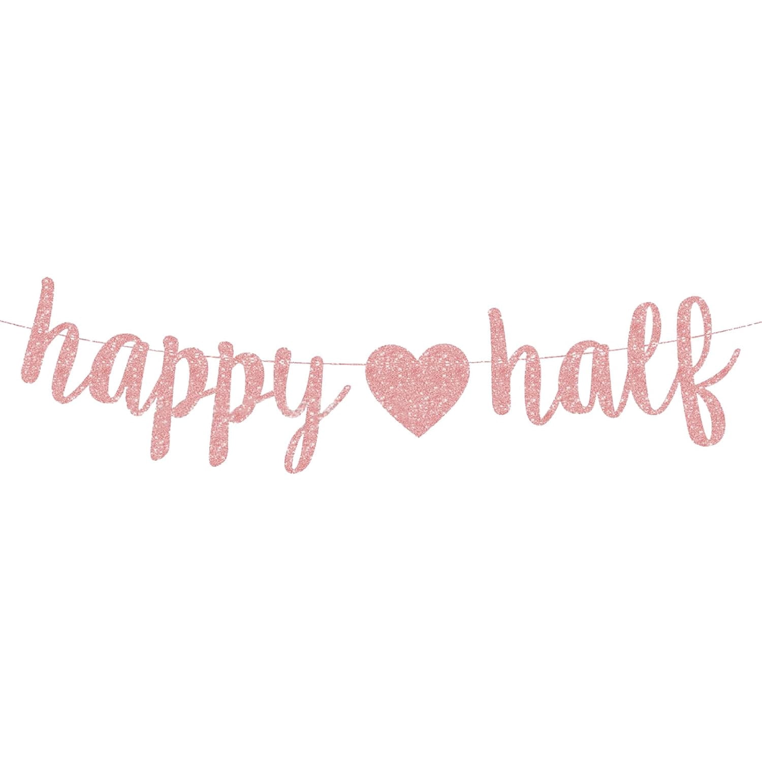 Happy Half Banner - Half Way to One Party Decorations Half Way to One ...
