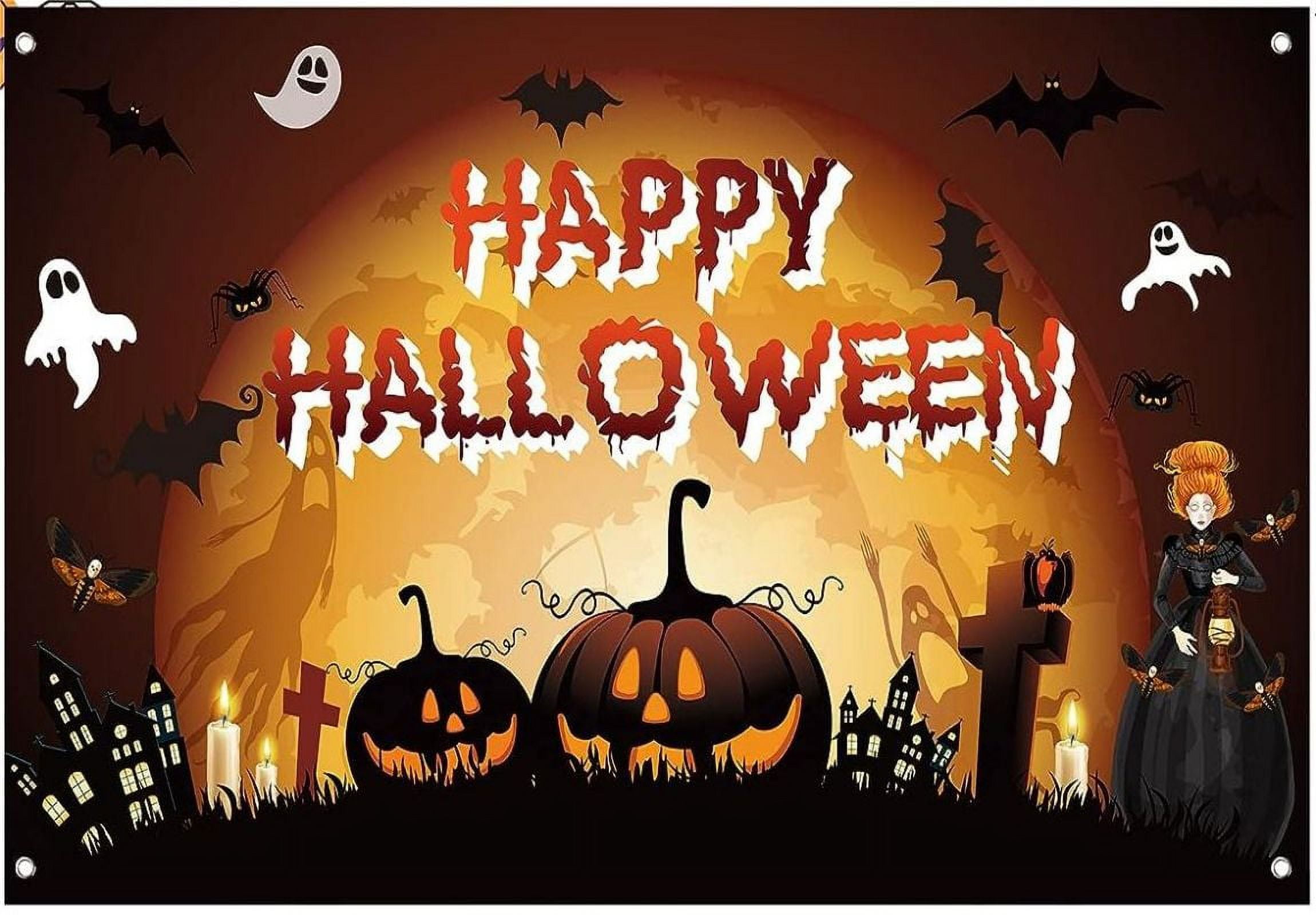 Happy Halloween Backdrop Trick or Treat Horror Bloodiness Photography ...
