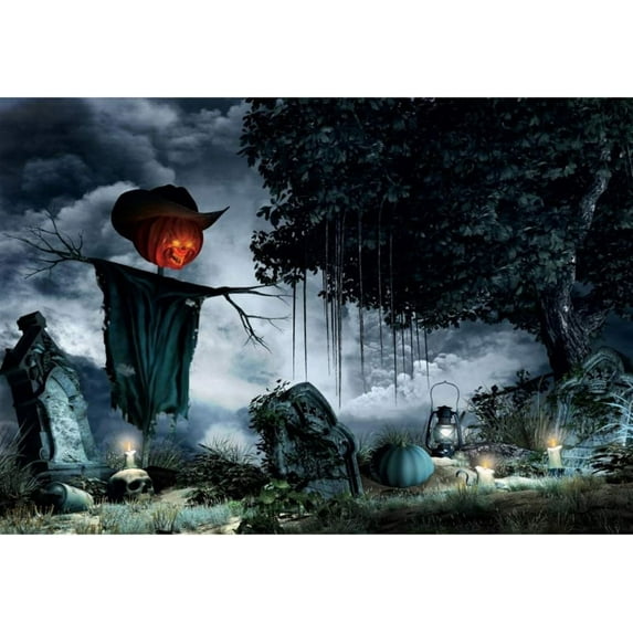 Happy Halloween Backdrop Trick or Treat Horror Bloodiness Photography ...