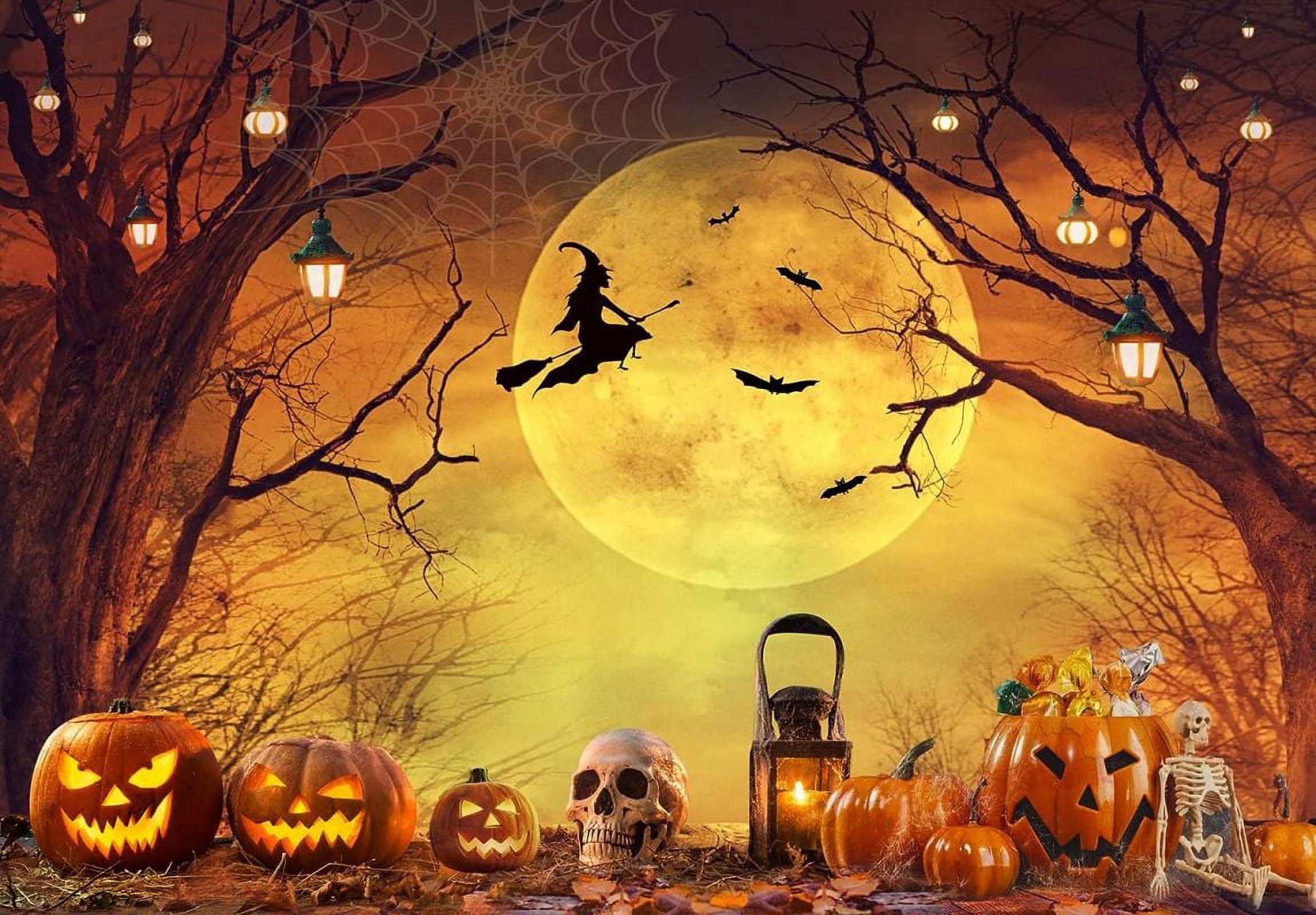 Happy Halloween Backdrop Trick or Treat Horror Bloodiness Photography ...