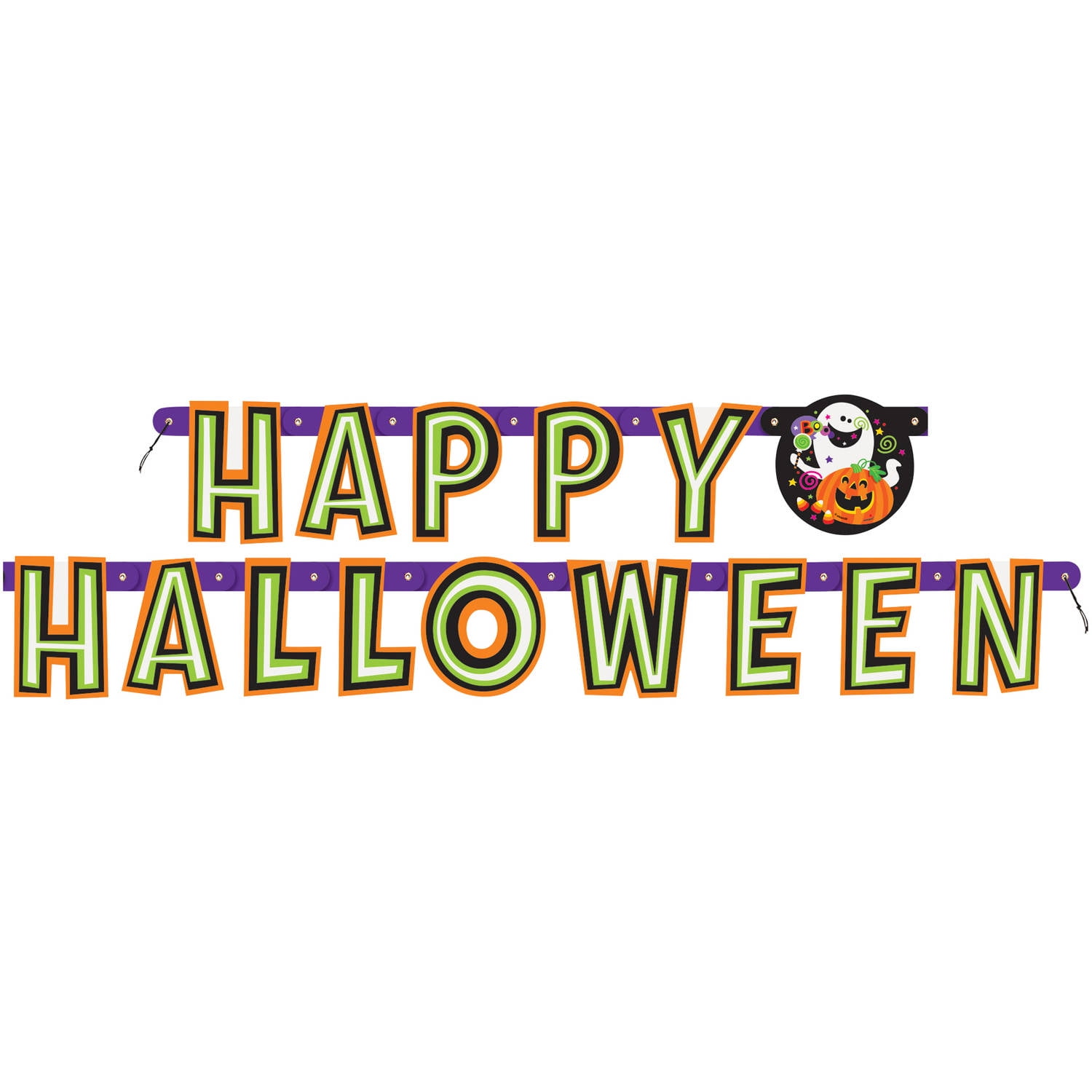 Happy Halloween Banner, 5.5 ft, 1ct - Walmart.com