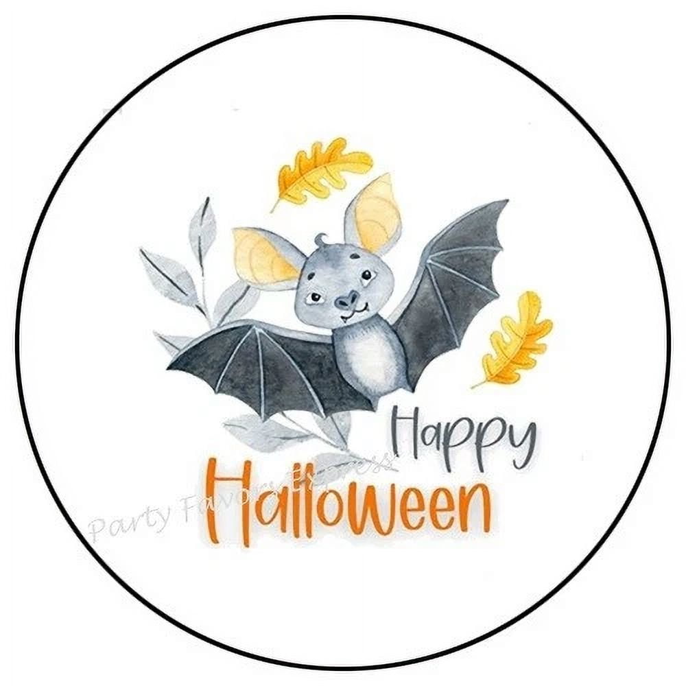 Happy Halloween Bat Stickers Party Favors Phone Decal Water Bottle ...