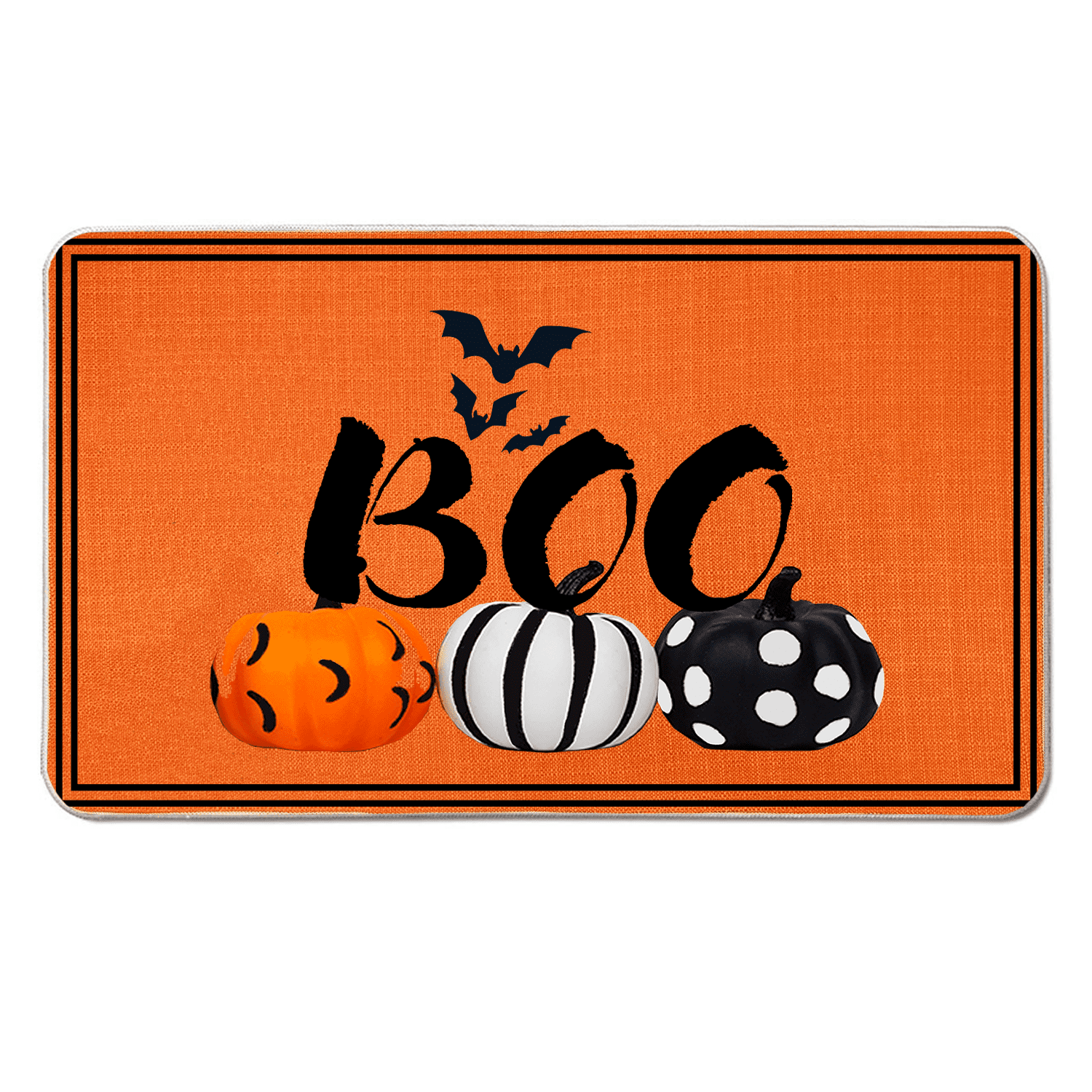 Happy Halloween Boo Door Mat,18 x 30 Inch Halloween Non-Skid Floor Mat ...