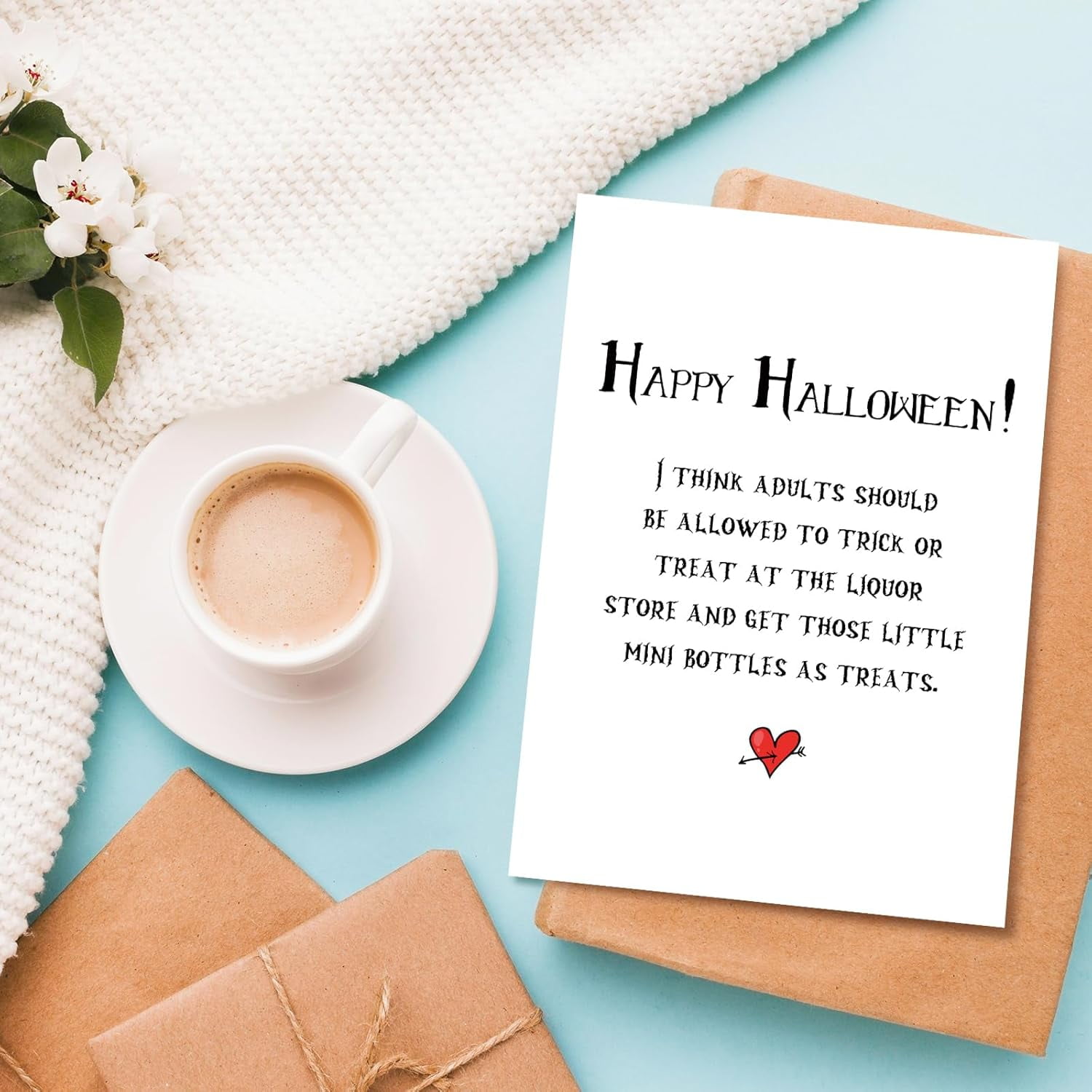 Happy Halloween Card – Funny Trick or Treat Wishes for Adults – Unique ...