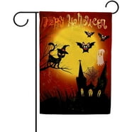 SM-XLHN Halloween House Flag 28x40 Inch Double Sided Outside, Jack-o ...