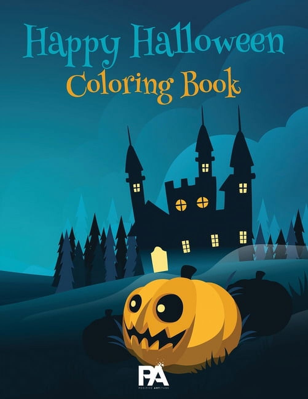 Happy Halloween Coloring Book : 90+ High Quality Coloring Pages for ...