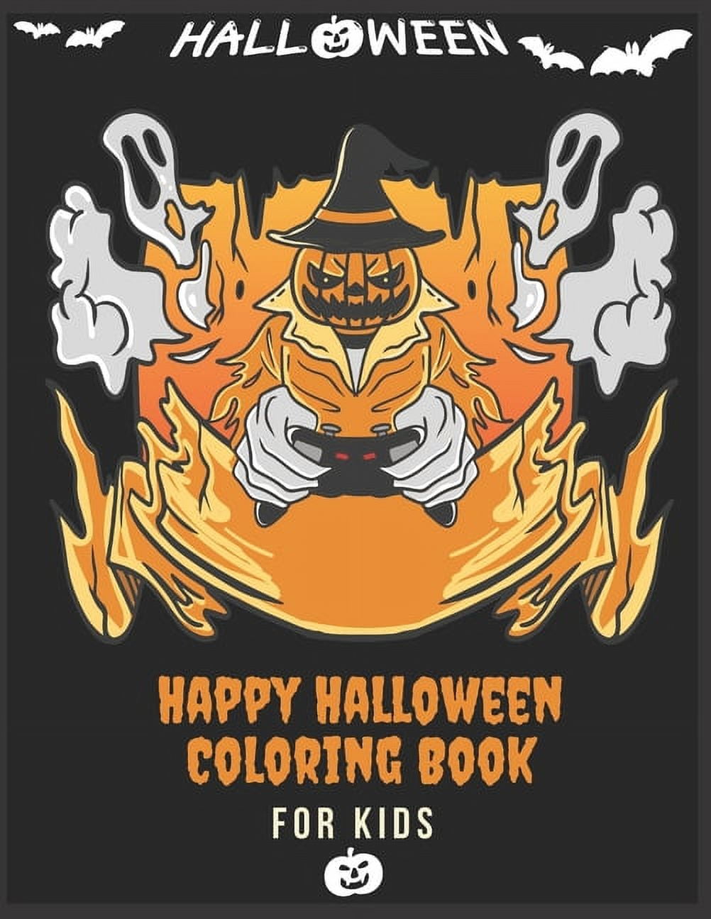 Happy Halloween Coloring Book For kids: (Halloween coloring Book for ...