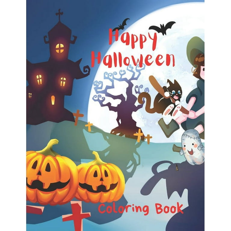 h is for halloween coloring pages