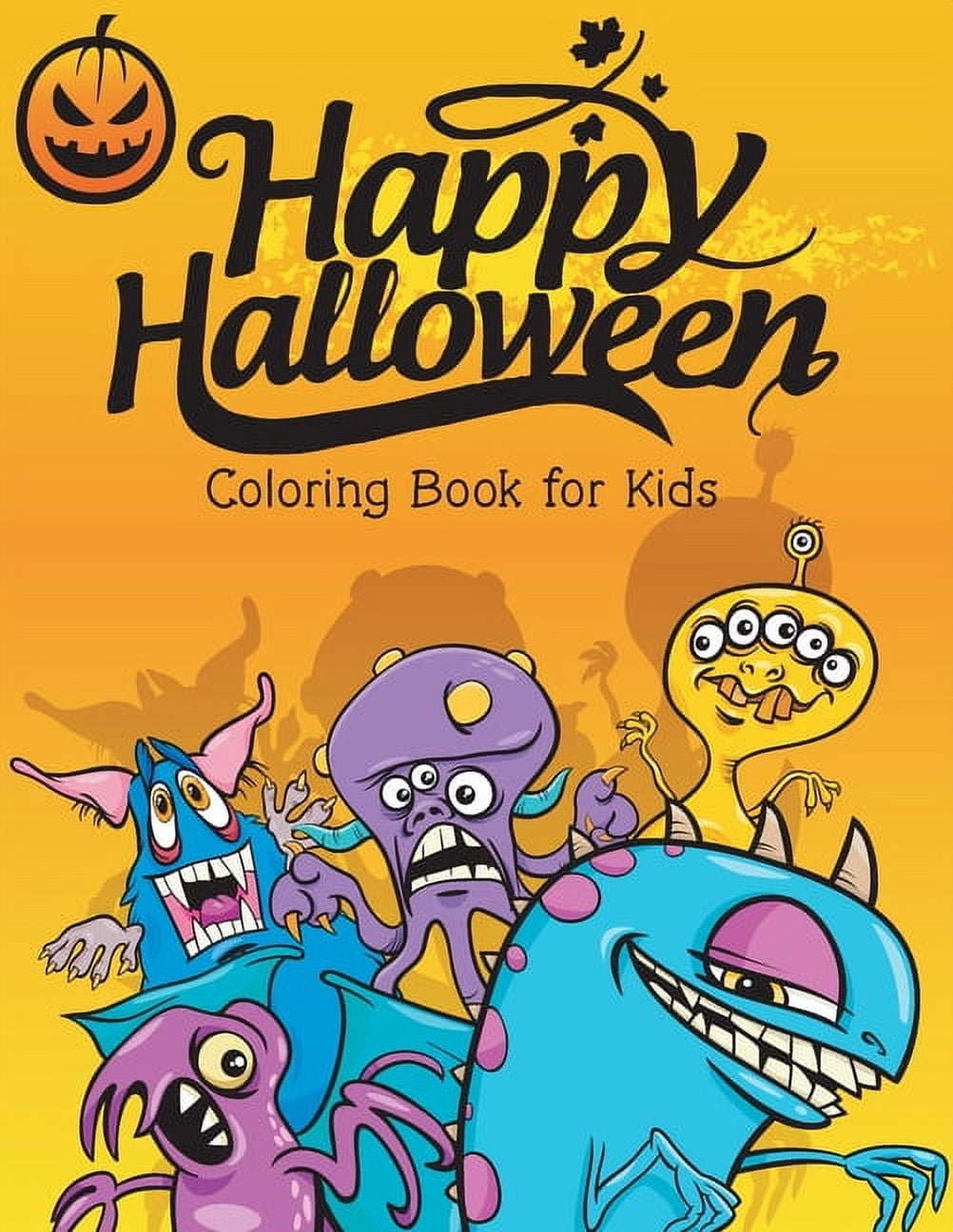 Happy Halloween Coloring Book for Kids : A Fun Activity Halloween ...