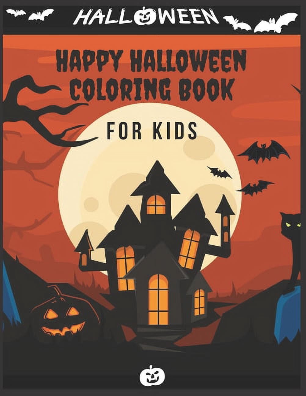 Happy Halloween Coloring Book For kids: (Halloween coloring Book for ...