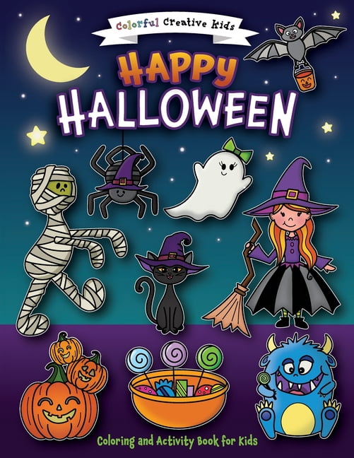 Happy Halloween Coloring and Activity Book (Paperback) - Walmart.com