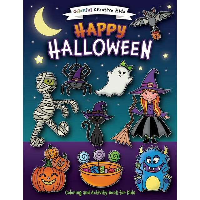 Happy Halloween Coloring and Activity Book (Paperback) - Walmart.com