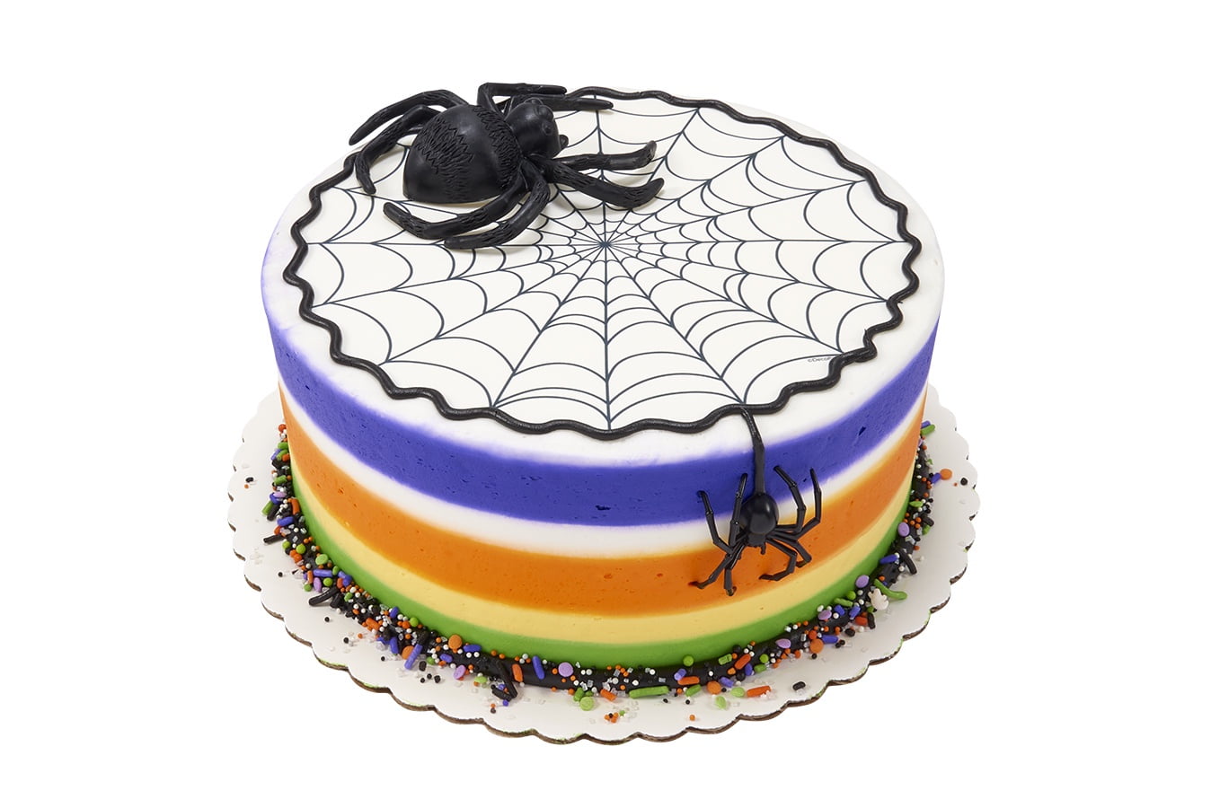 Happy Halloween Double Layer Round Cake - Walmart.com