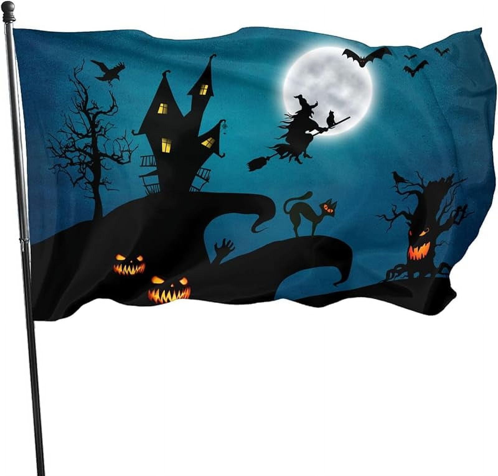 Happy Halloween Flag 3x5 Ft Fade Proof Outdoor/Inside Breeze Flag ...