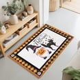 Happy Halloween Gnome Cat Rectangle Area Rug 2x3ft,Living Room Rug Non ...