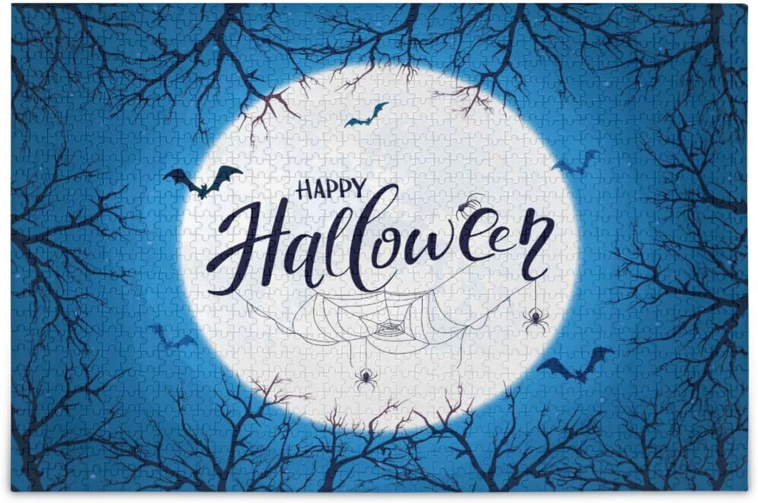 Happy Halloween Jigsaw Puzzle 1000 PiecesDie-Cut Puzzle Pieces Are Easy ...