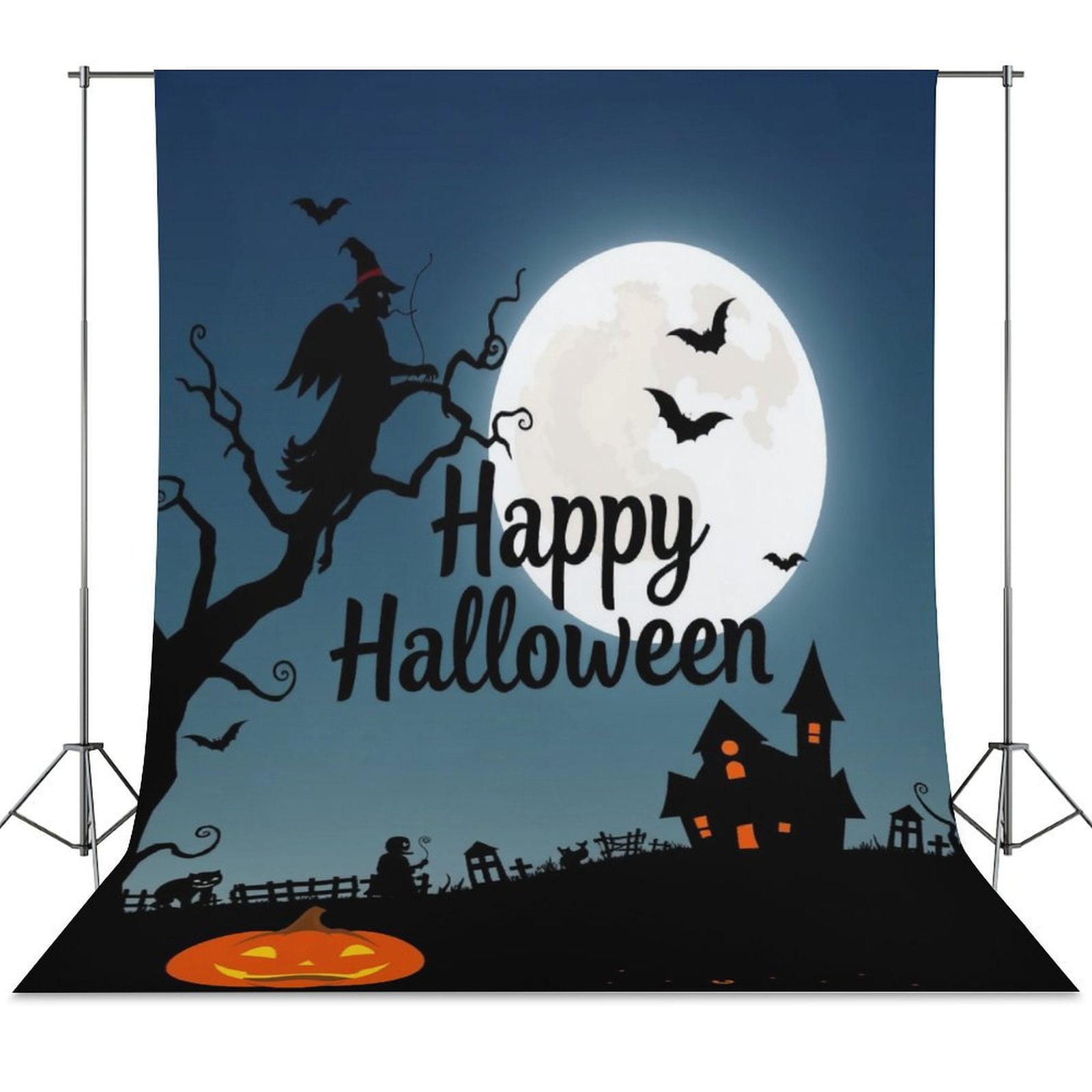 Happy Halloween Night Party Backdrop Birthday Decoration Backgrounds ...