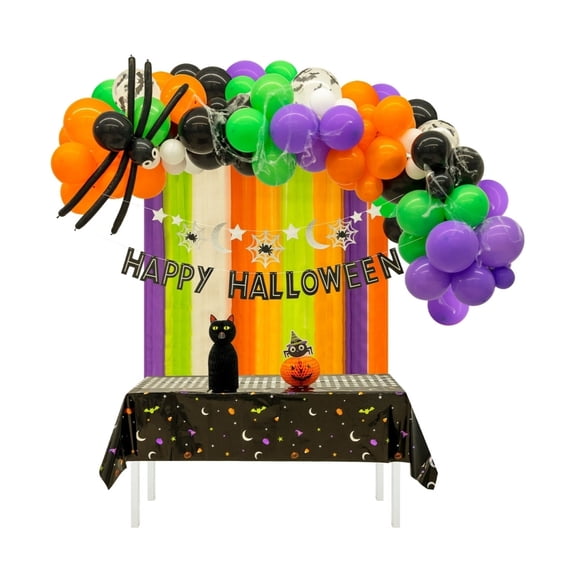 Happy Halloween Party Kit Celebration Theme Party Decoration Bundle ...