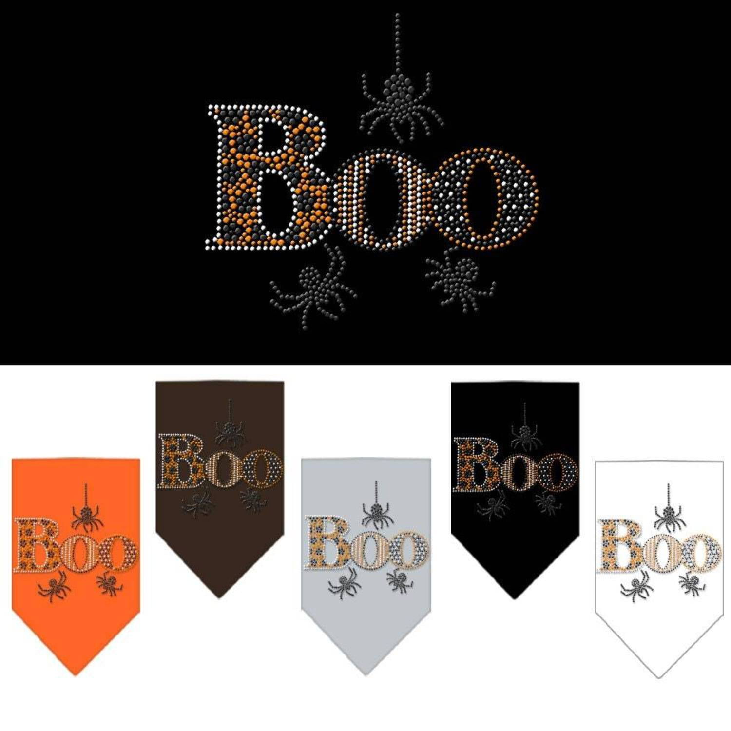 Halloween Pet and Dog Bandana Rhinestone, "Boo" - Walmart.com