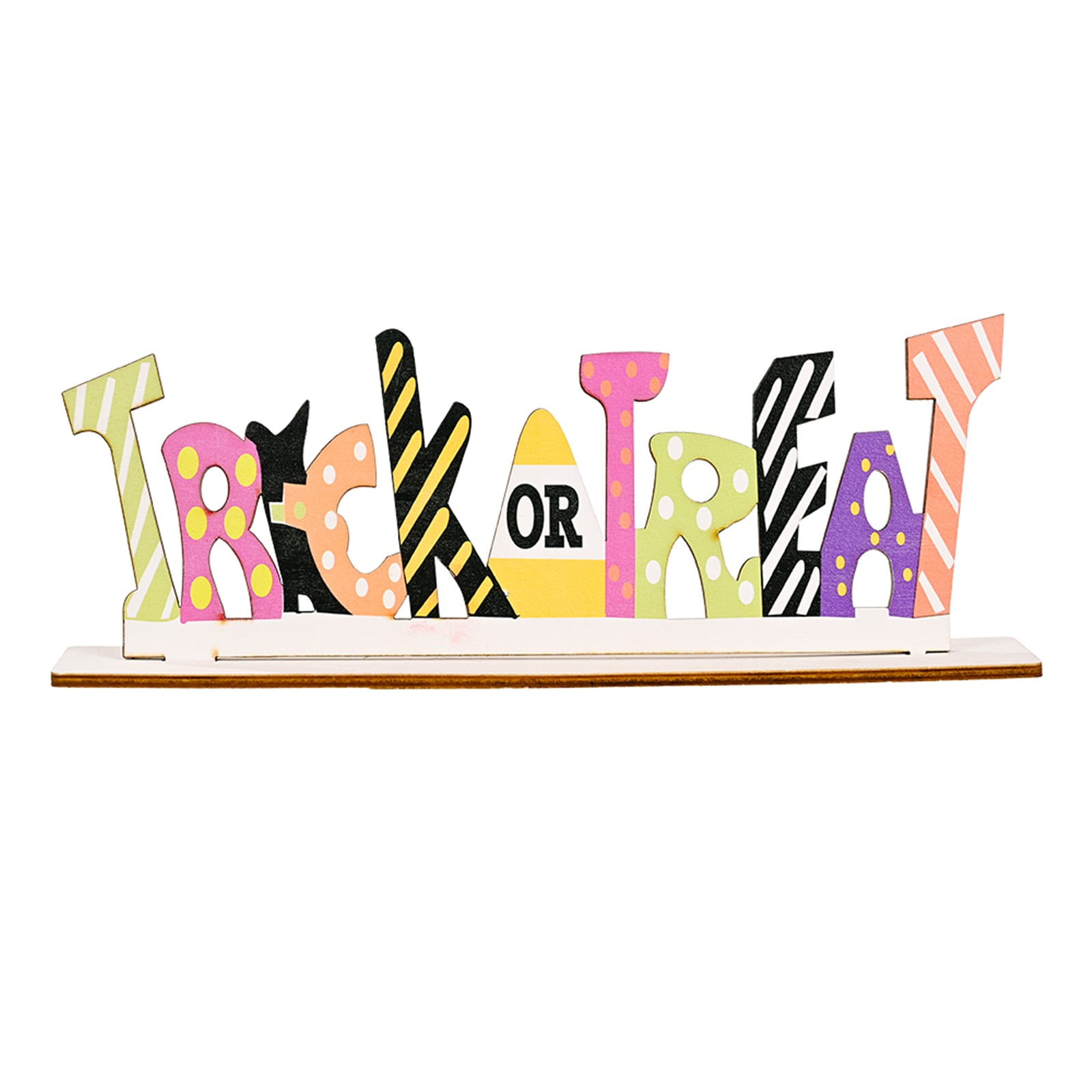 Happy Halloween Table Decorations - Wooden Sign Centerpieces for Scary ...