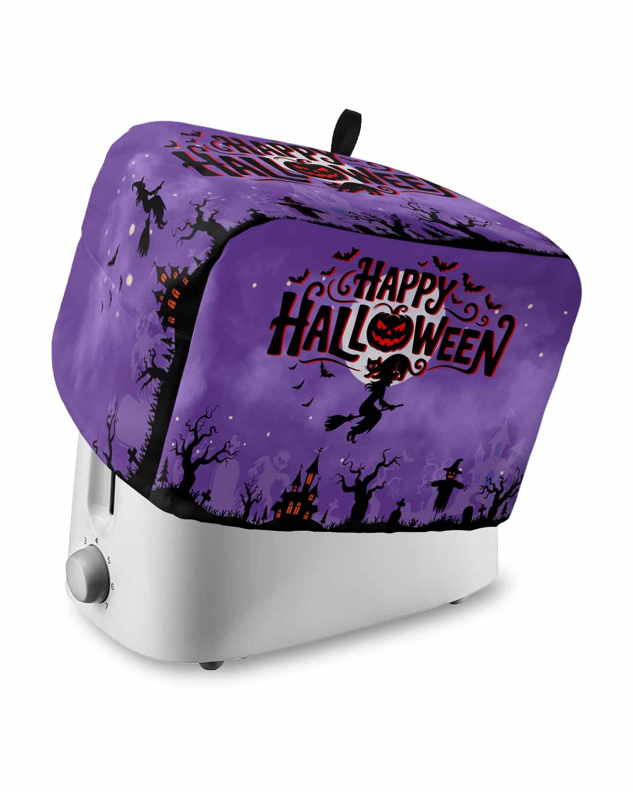 Happy Halloween Toaster Cover 4 Slice, Large Kitchen Appliance Covers ...