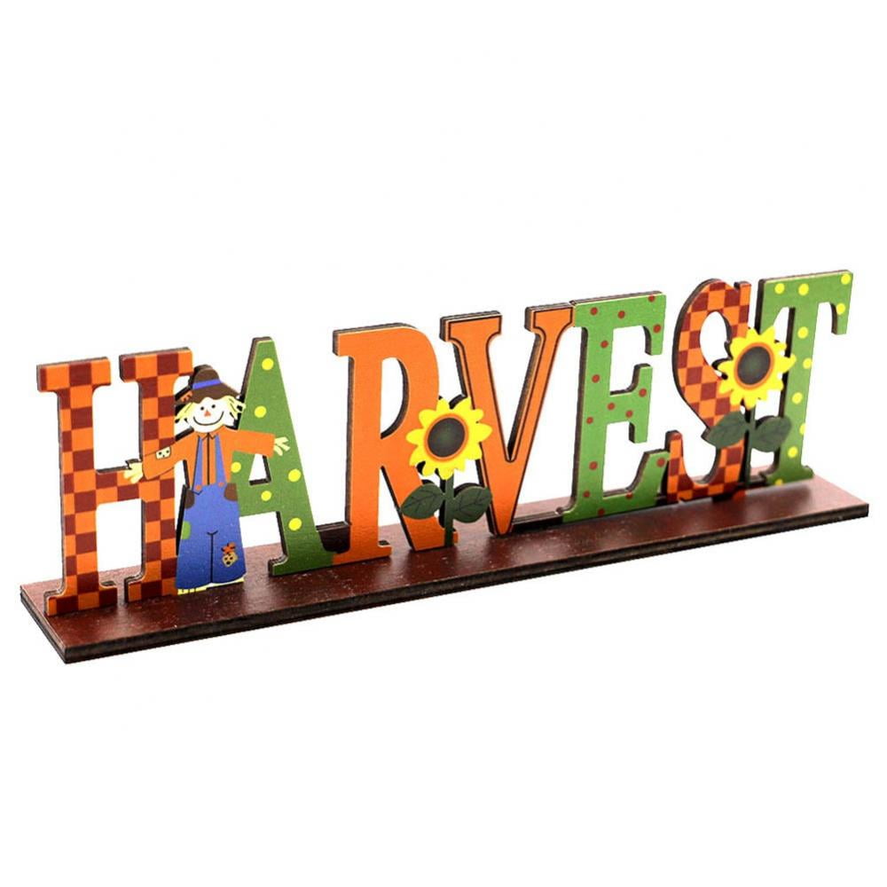 Happy Halloween Wooden Centerpiece Signs Halloween Table Decorations ...