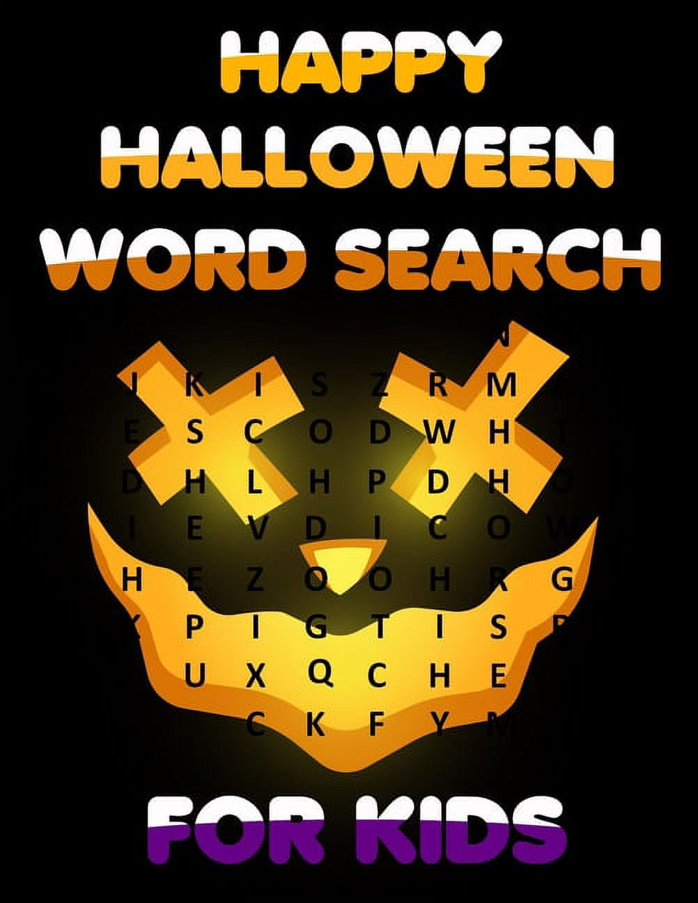 Happy Halloween Word Search For Kids: Funny Halloween Activity Book for ...