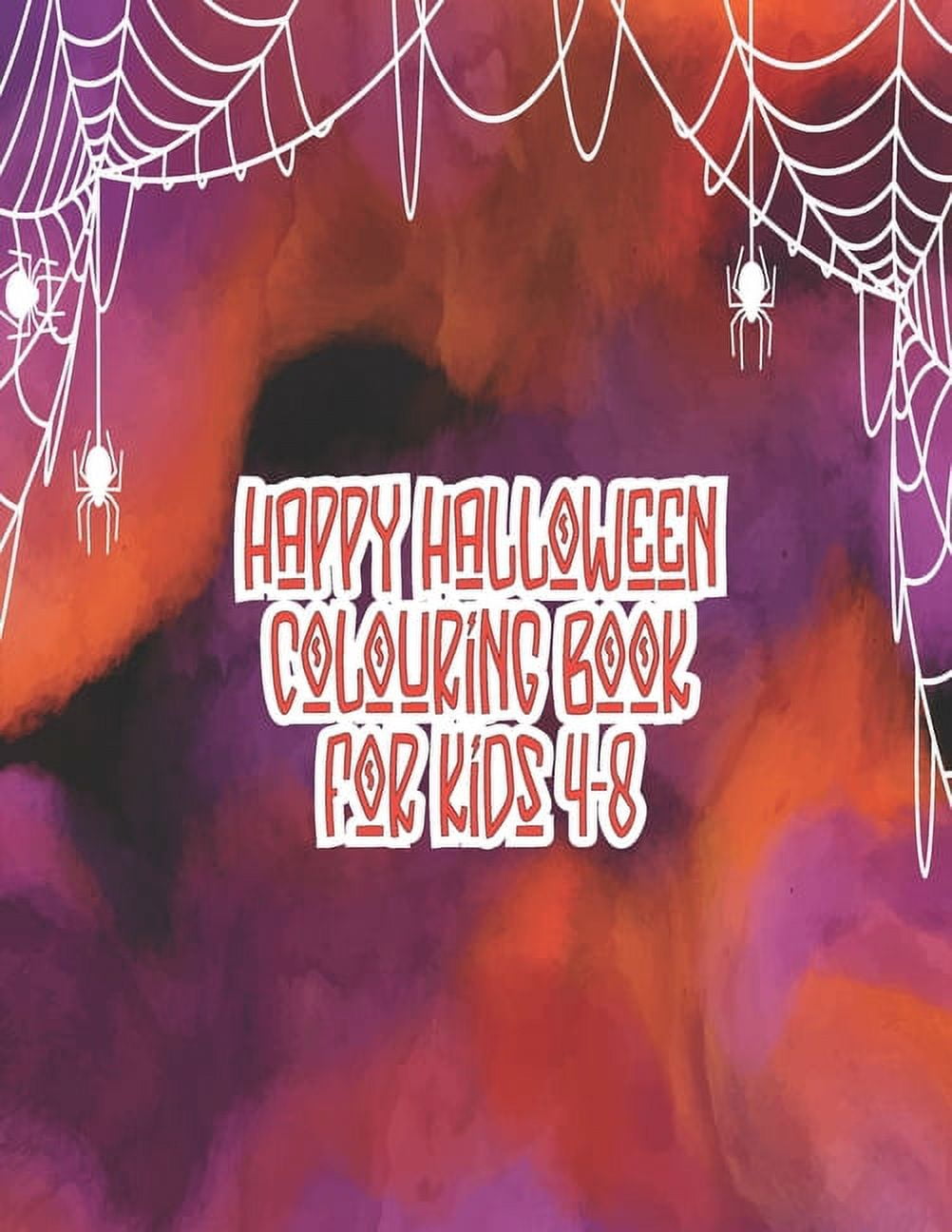 Happy Halloween coloring book for Kids 4-8: Halloween Coloring Books ...