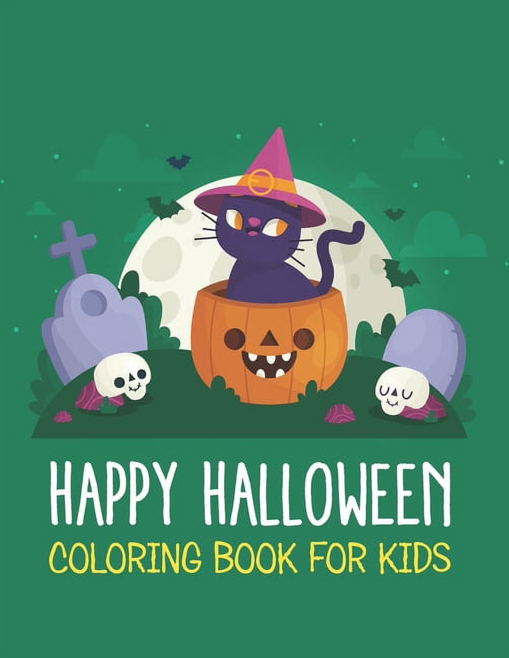 Happy Halloween coloring book for Kids: Halloween Coloring Book For ...