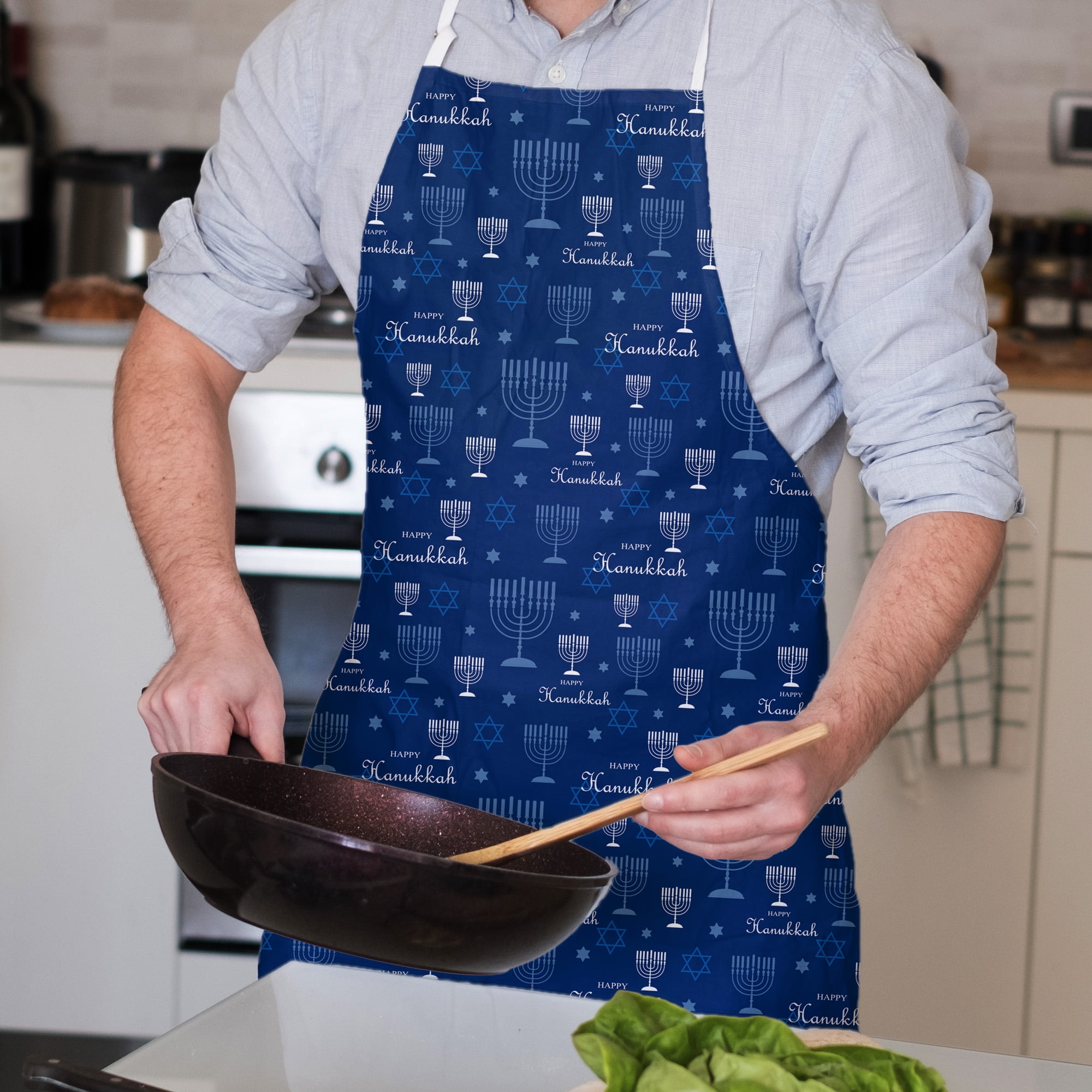 Happy Hanukkah Apron by Ashton - Walmart.com